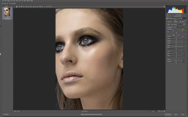 My skin retouching workflow - working with RAW files - Ad Retouch Studio